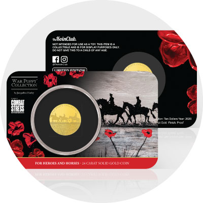 War Poppy Pure Gold Coins – The Koin Club